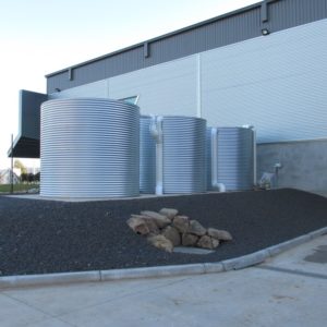 AQUAROUND® Colorbond Steel Round Water Tanks in Melbourne, VIC